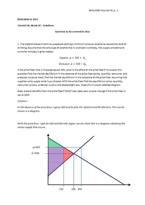 Tutorial 10 Answers Buss1040 S 2 2017 Tutorial 10 Week 10