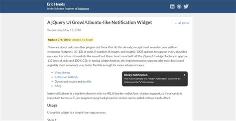 16 Best Jquery Widgets For Developers Code Geekz