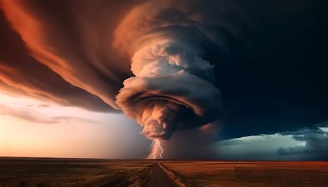 The Vortex Of The Storm Premium Ai Generated Image