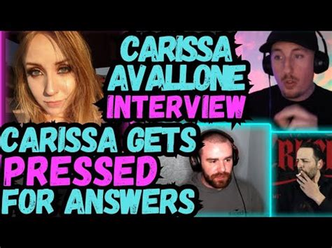 Carissa Avallone Interview Andrew Wilson And Sic Press For Answers In