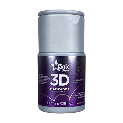 Promoção Magic Color Matizador 3d Platinum Branco Efeito Platinado 100ml