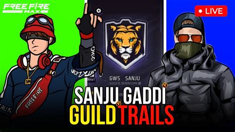 🥵 Sanju Gaddi Guild Trails 🥶 1v2 Or 1v4 Guild Trails 🔥 Strict Rules 💀