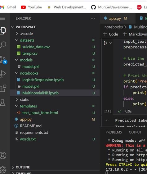 GitHub Adarshmarvel Self Harm Detection Web Application ML NLP Upcoming