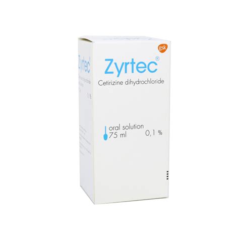 Buy Zyrtec 1mgml Oral Sol 75ml Life Pharmacy