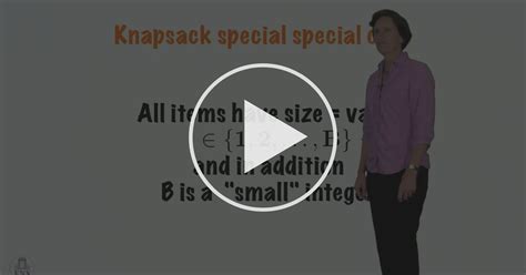 Lecture Special Dynamic Program Knapsack And Rounding Coursera