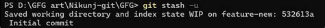 How To Stash An Untracked File In Git Geeksforgeeks