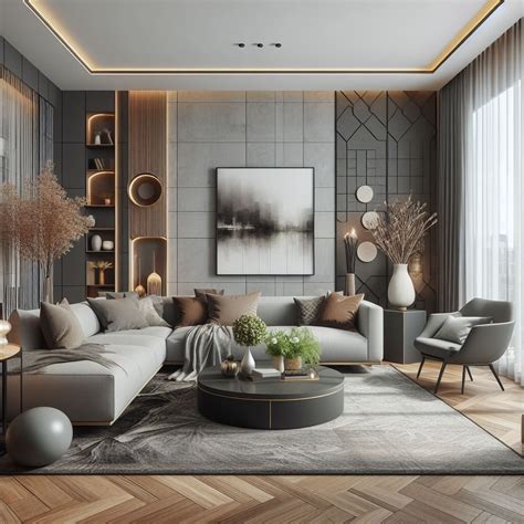 Modern Gray And Brown Living Room Ideas