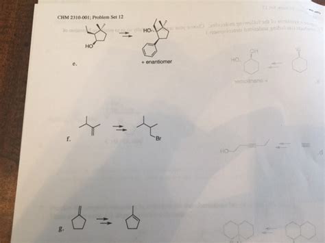 Solved Propose A Synthesis Of The Following Molecules Choose Chegg Com