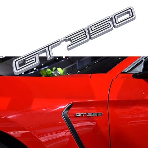 자동차 스타일링 엠블럼 배지 금속 스티커 자동차 측면 후면 트렁크 데칼 포드 15 16 머스탱 쉘비 장식 액세서리 3d Gt350차량용 스티커 Aliexpress