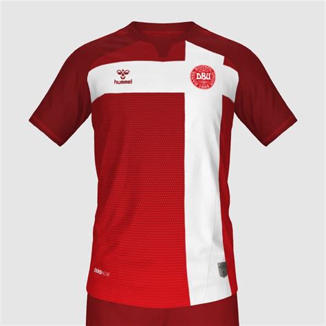 Denmark World Cup 2022 Home Kit Concept Fifa 23 Kit Creator Showcase