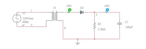 Lab Transformer Multisim Live