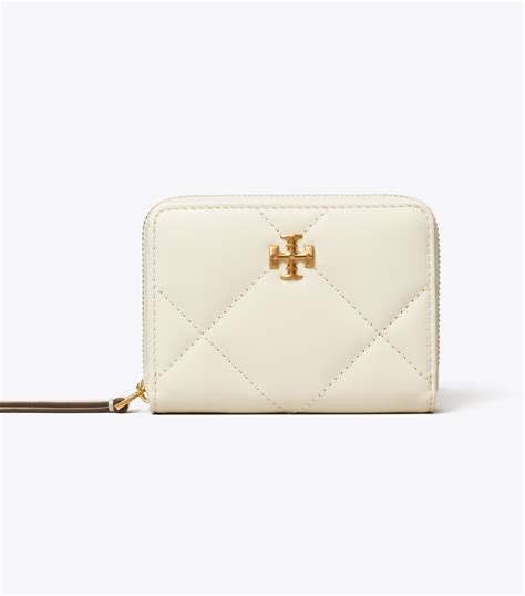 Small Kira Diamond Quilt Zip Around Wallet Womens Designer Wallets