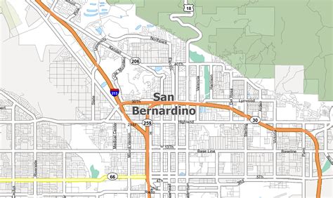 San Bernardino County Zip Code Map