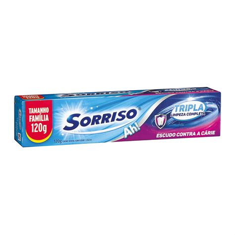 Creme Dental Sorriso Tripla Limpeza Completa 120g Zaffari