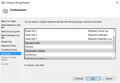 Mengonfigurasi Replikasi Kluster Stretch Menggunakan Penyimpanan Bersama Di Windows Server