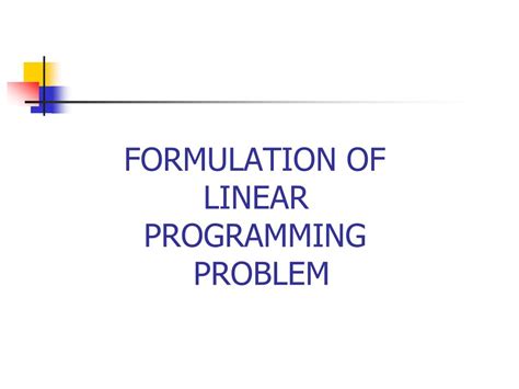 Ppt Linear Programming Powerpoint Presentation Free Download Id