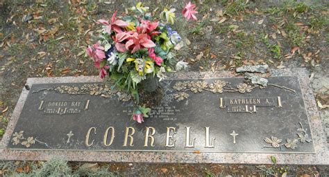 Donald Ray Correll 1934 1991 Find A Grave äreminne