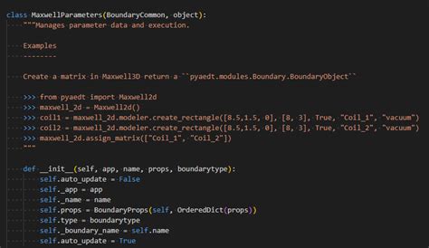 Docstring Is Incomplete For The Class Maxwellparameters · Issue 1540 · Ansyspyaedt · Github