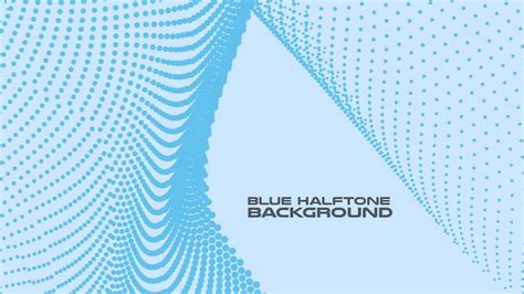 Premium Vector Blue Halftone Abstract Background Vector Image For Backdrop Or Presentation
