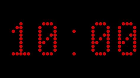 Minute Digital Countdown Timer YouTube