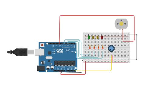 Circuit Design Motor Dc Tinkercad