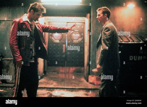 Brad Pitt And Edward Norton Film Fight Club Usade 1999 Characters