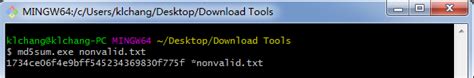 Windows 系统下 MD 值计算方法工具篇 klchang 博客园