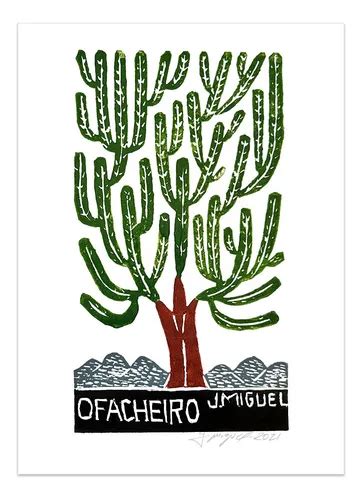 Xilogravura Assinada J Miguel Facheiro Frete Grátis