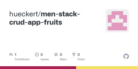 GitHub Hueckert Men Stack Crud App Fruits