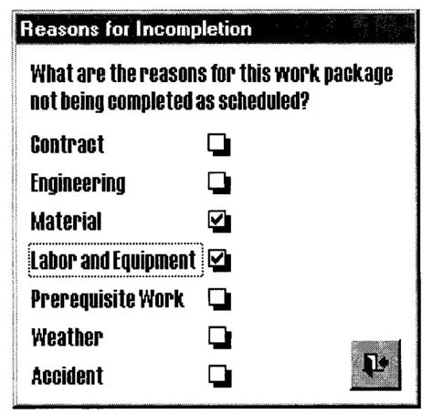 Workplan Constraint Based Database For Work Package Scheduling Built