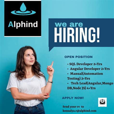 Hiring Hiringtalent Hiringnow Hiringalerts Softwaredeveoper Angularjsdeveloper