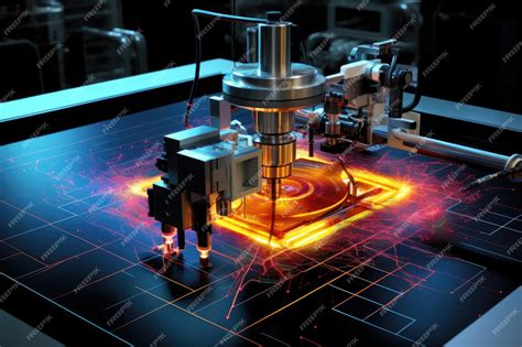 Premium Ai Image Atomic Force Microscope Examining Nanomaterial Created With Generative Ai