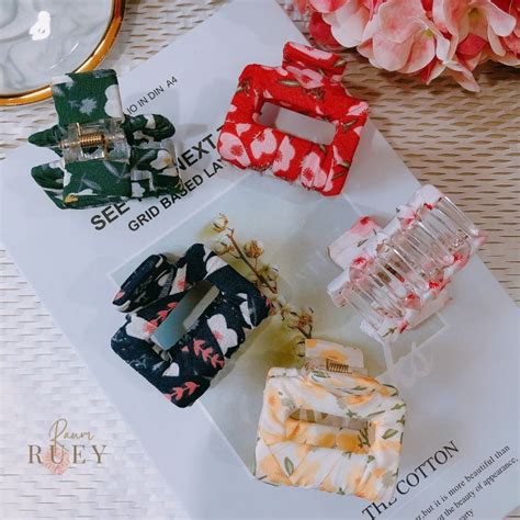 💐small 𝐅𝐥𝗼𝐰𝐞𝐫𝐬 𝐇𝐚𝐢𝐫 𝐂𝐥𝐢𝐩𝐬 💐 กิ๊บติดผม สไตล์เกาหลี สวยๆ กิ๊บหนีบผม