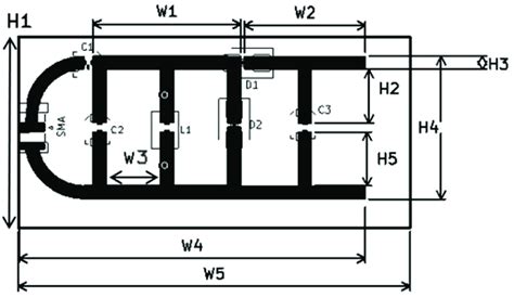 Rectifier Em Layout Download Scientific Diagram