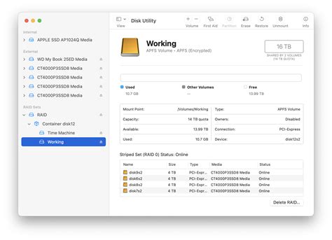 Encryption How Can I Encrypt A Disk Utility Raid Volume Ask Different