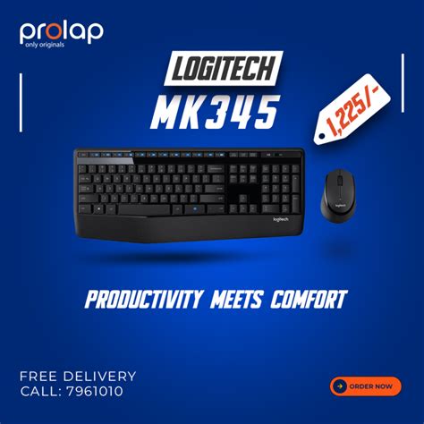 Logitech Mk345 Wireless Keyboard And Mouse Combo