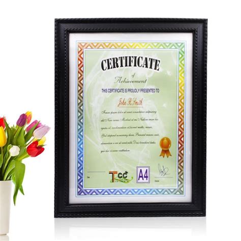 Frame Certificate Documents Frame Diploma A4 Legal Picture Frame Award Diploma Frame Furniture