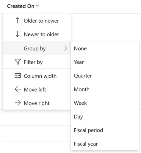 have you noticed the extra features on column headers in microsoft