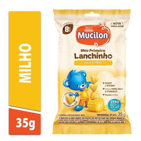 Snack Mucilon Tradicional Milho 35g Sonda Supermercado Delivery