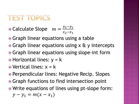 PPT Unit Review Linear Functions PowerPoint Presentation Free Download ID