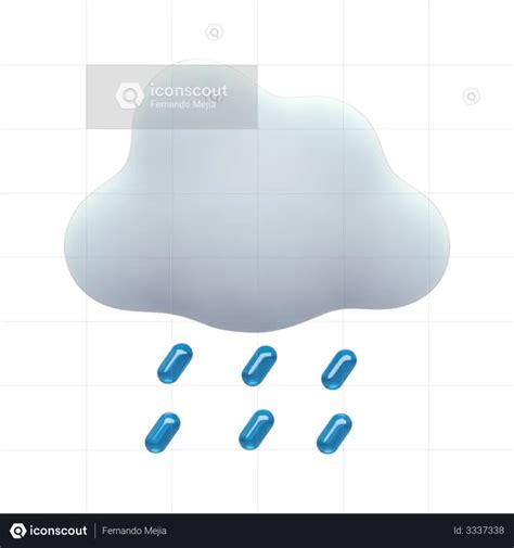 Rain 3d Illustration Free Download Nature 3d Illustrations Iconscout