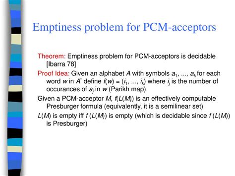 Ppt Reachability Analysis For Some Models Of Infinite State Transition Systems Powerpoint
