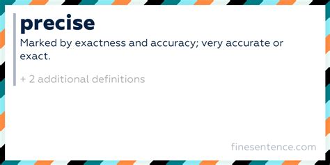 Precise Definition Meaning And Examples In English Precise Definition Meaning And Examples In English