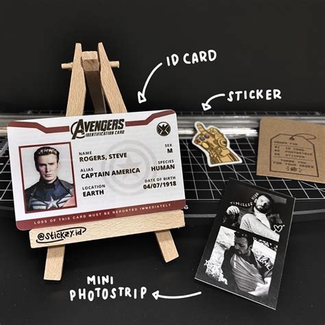 Avengers Edition Id Card Shopee Malaysia