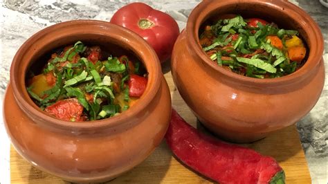 Говядина с овощами в горшочках 🥕🌶️🥩 Youtube