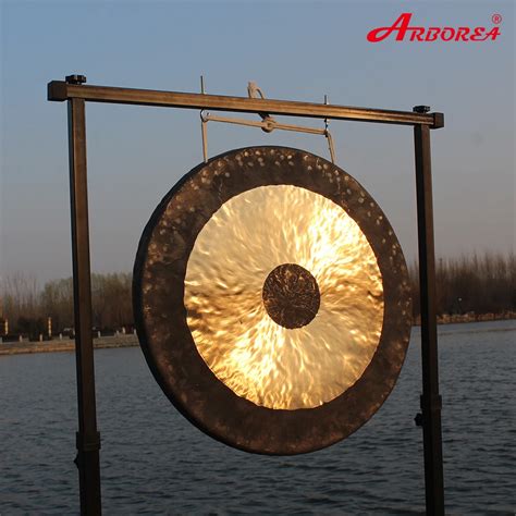 Gong Traditionnel Chinois En M Tal Bor Al B20 Fait La Main 8 Chau Et