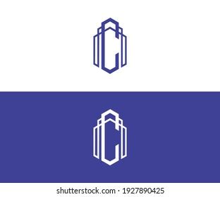 Initial Letter C City Construction Diagram Stock Vector Royalty Free 1927890425 Shutterstock