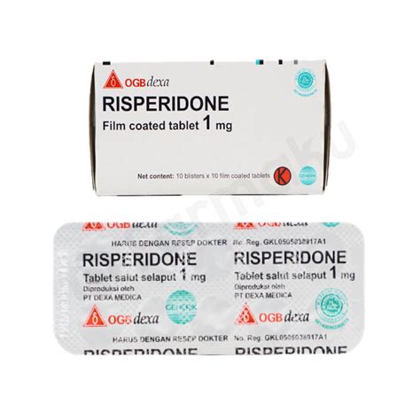Risperidone 1 Mg Tablet Farmaku