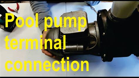 How To Rewire A Pool Pump Terminal Youtube