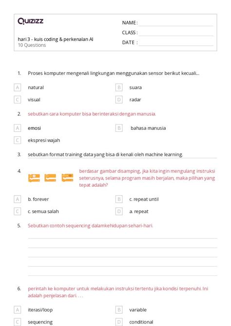 50 Lembar Kerja Mengatur Data Untuk Kelas 3 Di Quizizz Gratis